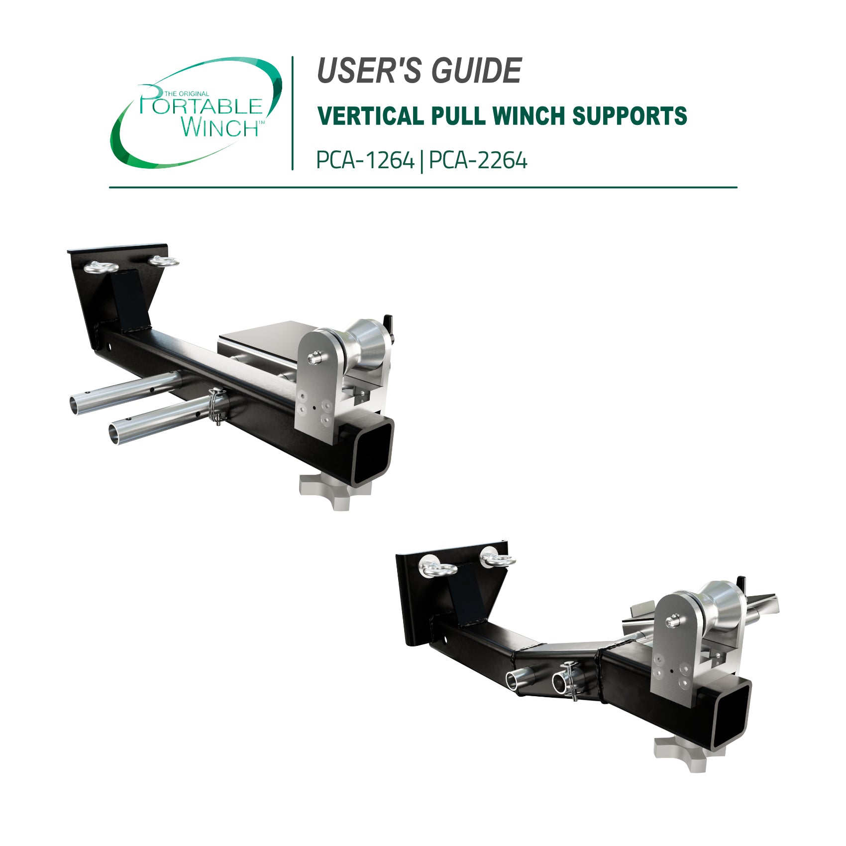 VERTICAL PULL WINCH SUPPORT - INSTRUCTIONS – Portable Winch Industrial USA